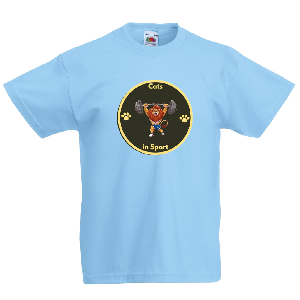 Cats in Sport a Fun Kids T-Shirt for Children who love Sport & Cats ...